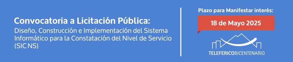 Teleférico Bicentenario – Sociedad Concesionaria Teleférico ...